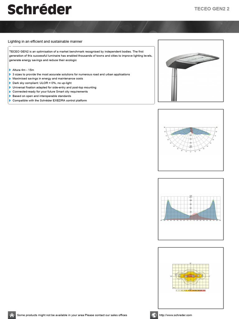 Schréder TECEO GEN2 Lighting Solutions | PDF