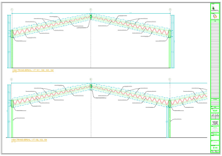 VIGA TRANSVERSAL - VT 101', 102', 103', 104': Union Con Viga ...