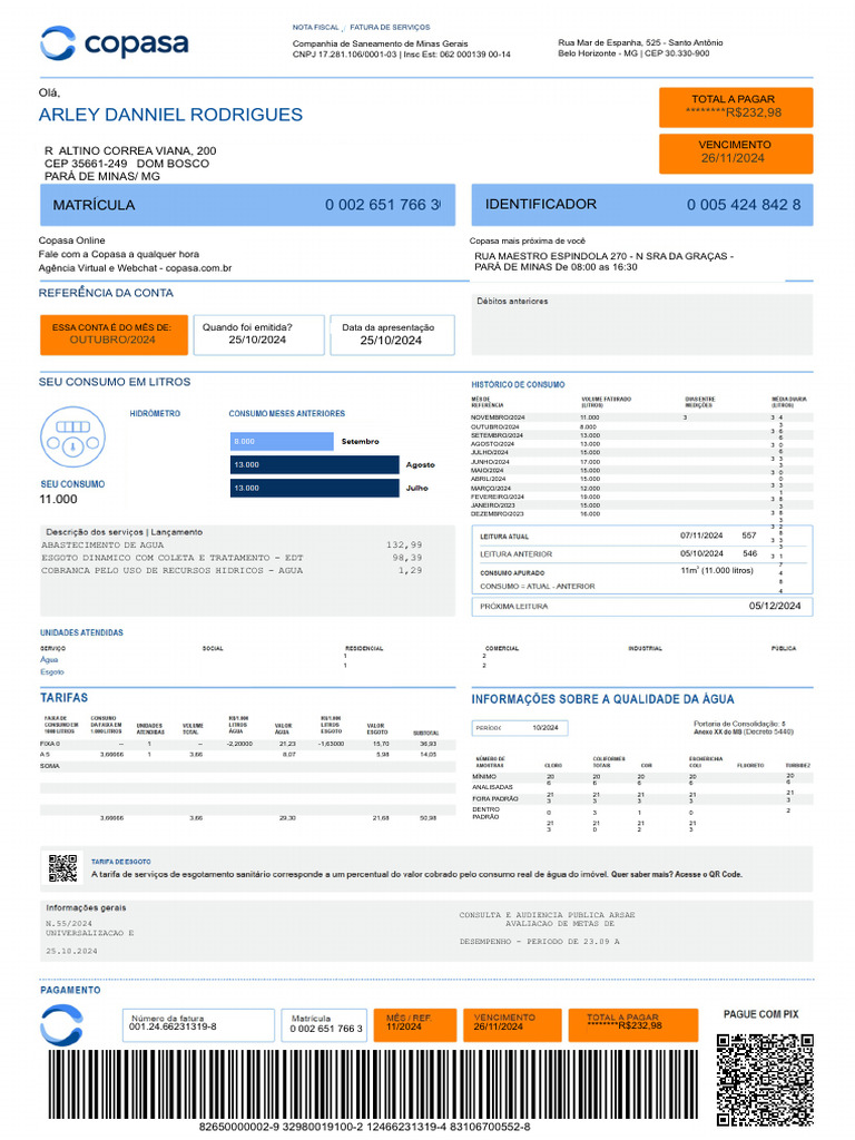 2via Copasa | PDF | Água e política