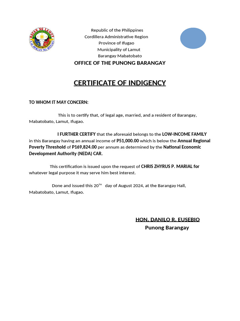 Republic of The Philippines Cbjip | PDF