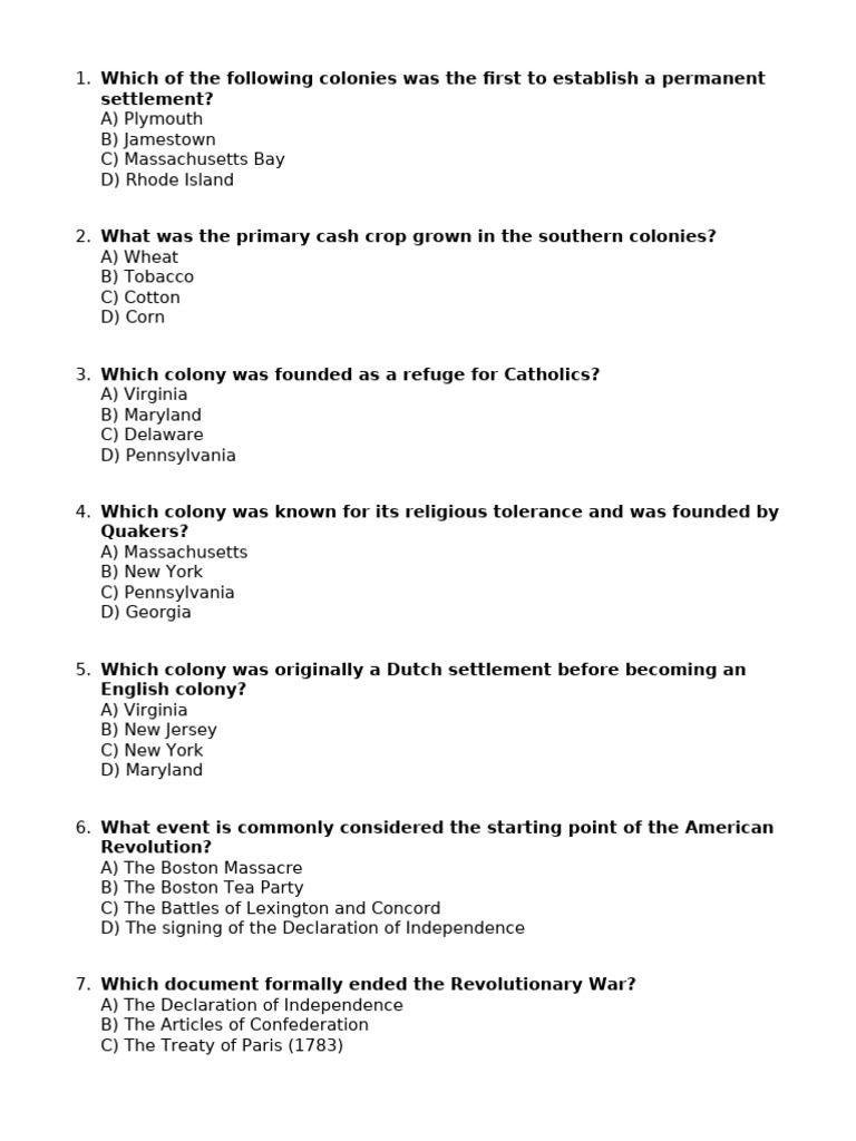 Ch-2 US History | PDF | Thirteen Colonies | American Revolution