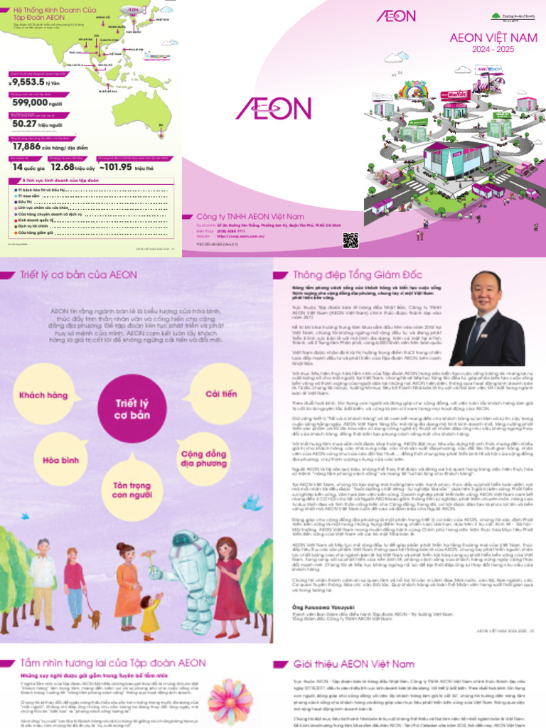 AEON Vietnam Corporate Profile 2024 Vietnamese | PDF