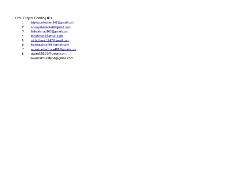 Pending Ids | PDF