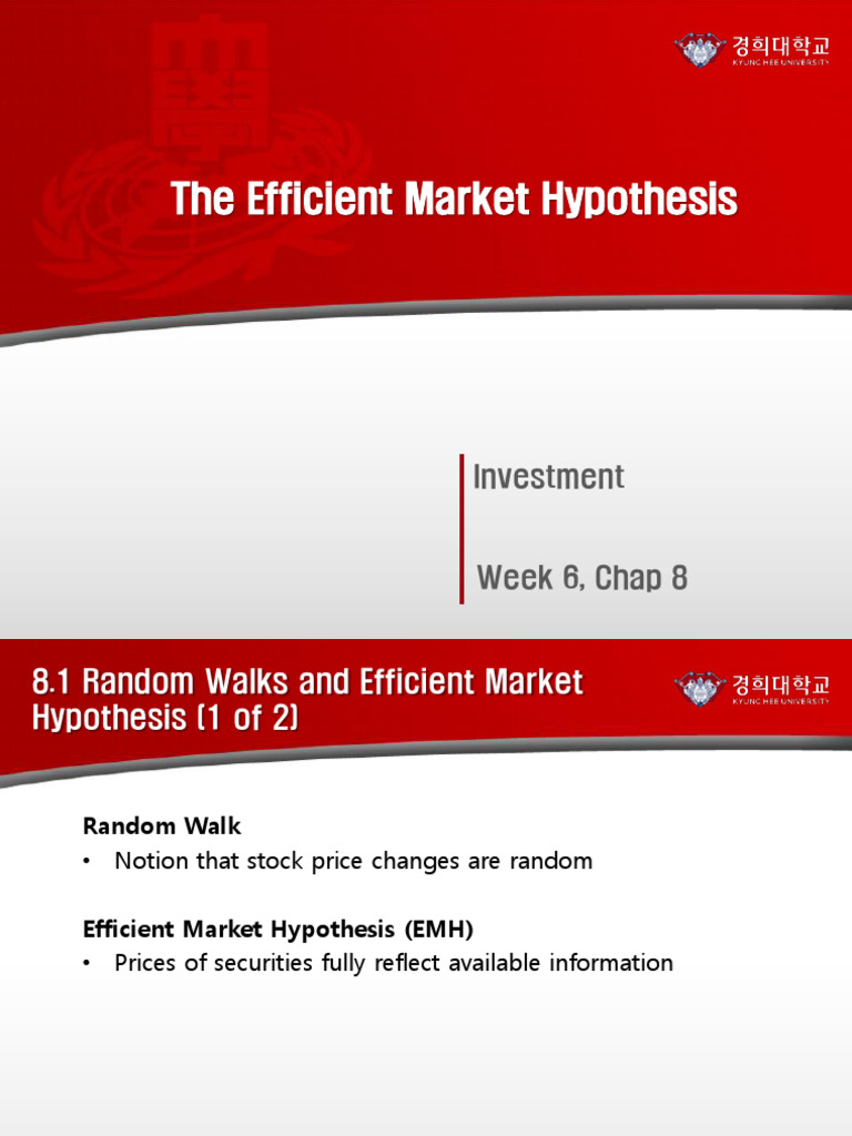 Understanding Efficient Market Hypothesis | PDF | Efficient Market ...