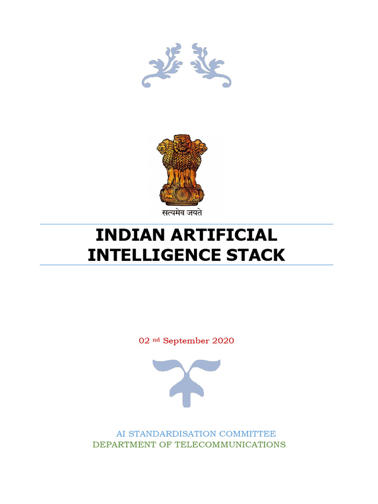 Indian AI Stack for Stakeholders | PDF | Machine Learning | Artificial ...