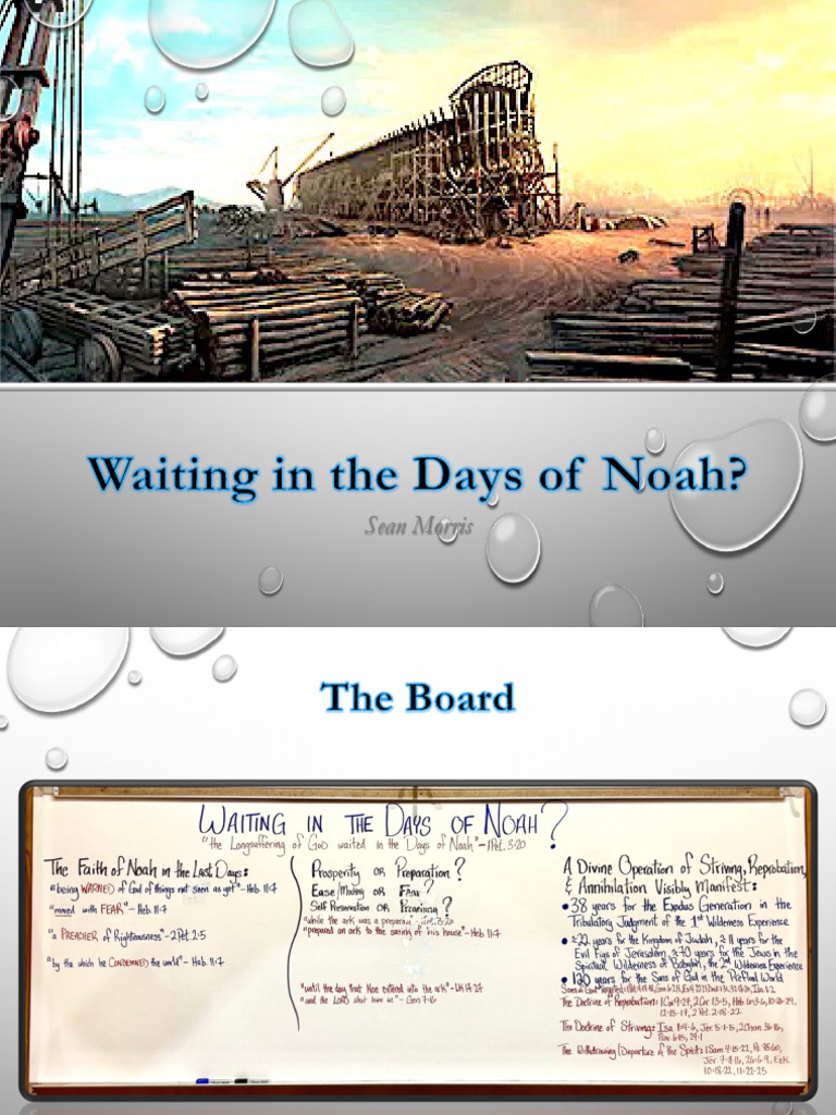 Waiting in The The Last Days | PDF | Noah | Jesus
