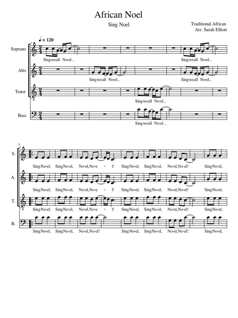 African Noel Sing Noel | PDF