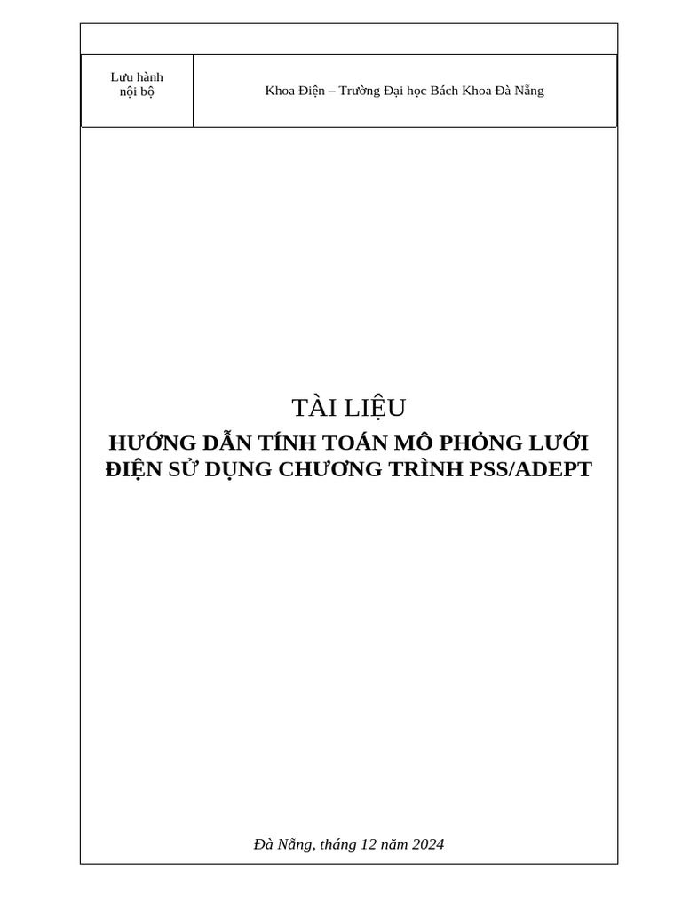 01.TaiLieu-PSS - ADEPT SV Bách Khoa ĐN | PDF