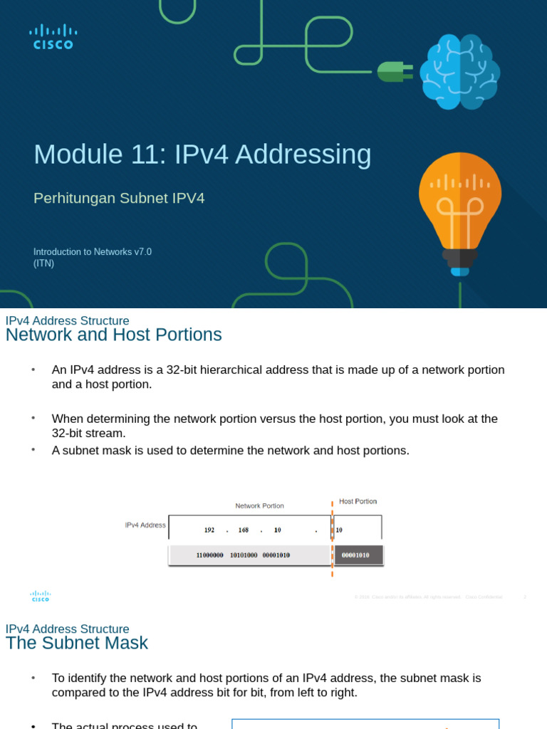 Perhitungan Subnet IP4 | PDF | Computer Architecture | Internet Protocols