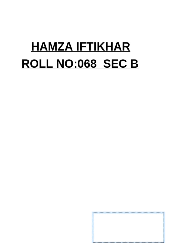 Hamza Physics 068 | PDF