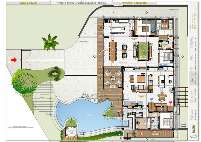 E.borges - Ex01a - Projeto Layout Geral Térreo - r04 (23 Set 24) | PDF