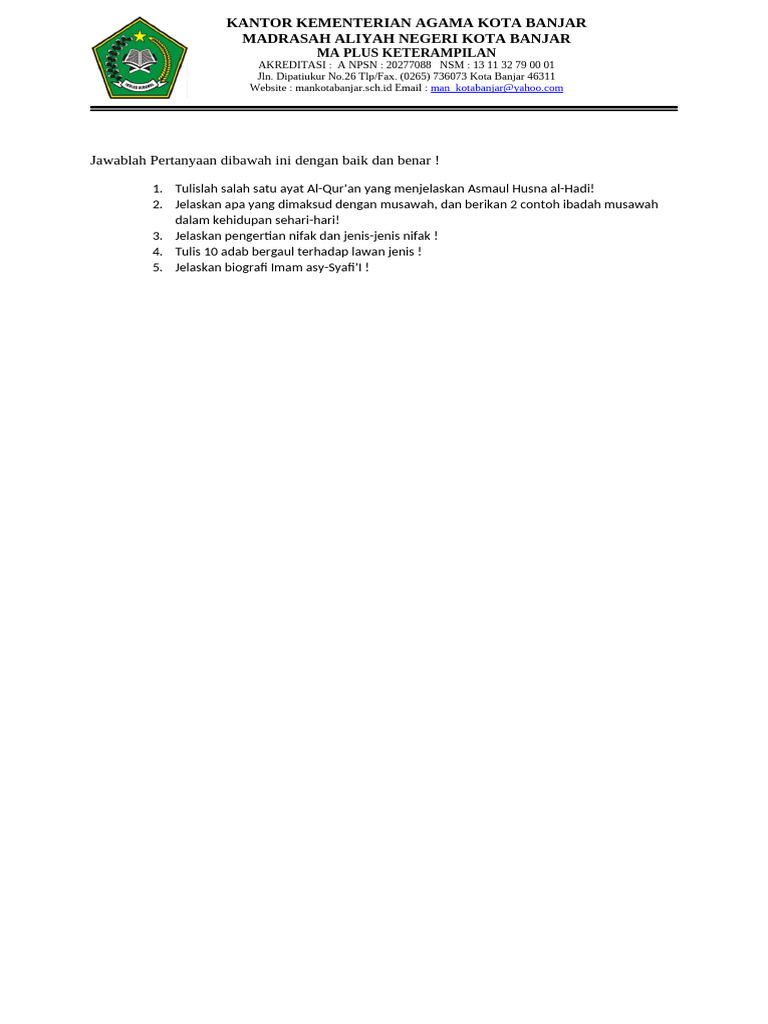 Akidah Kelas Xii - Dida Hasanah | PDF