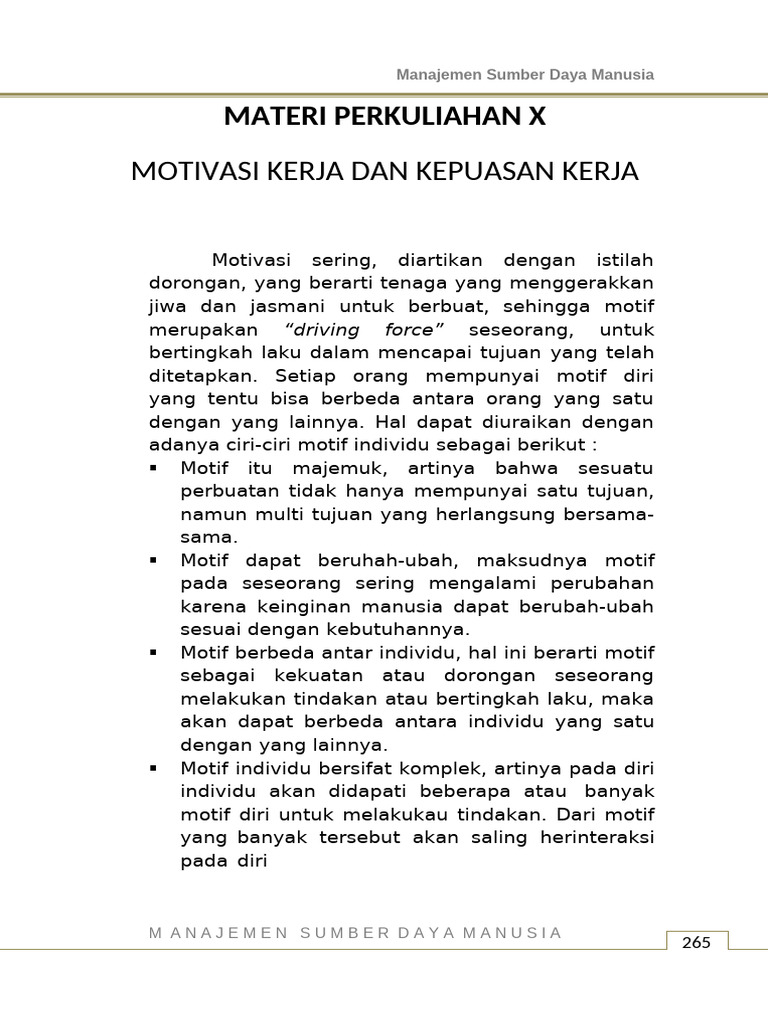 Materi Perkuliahan Xi | PDF