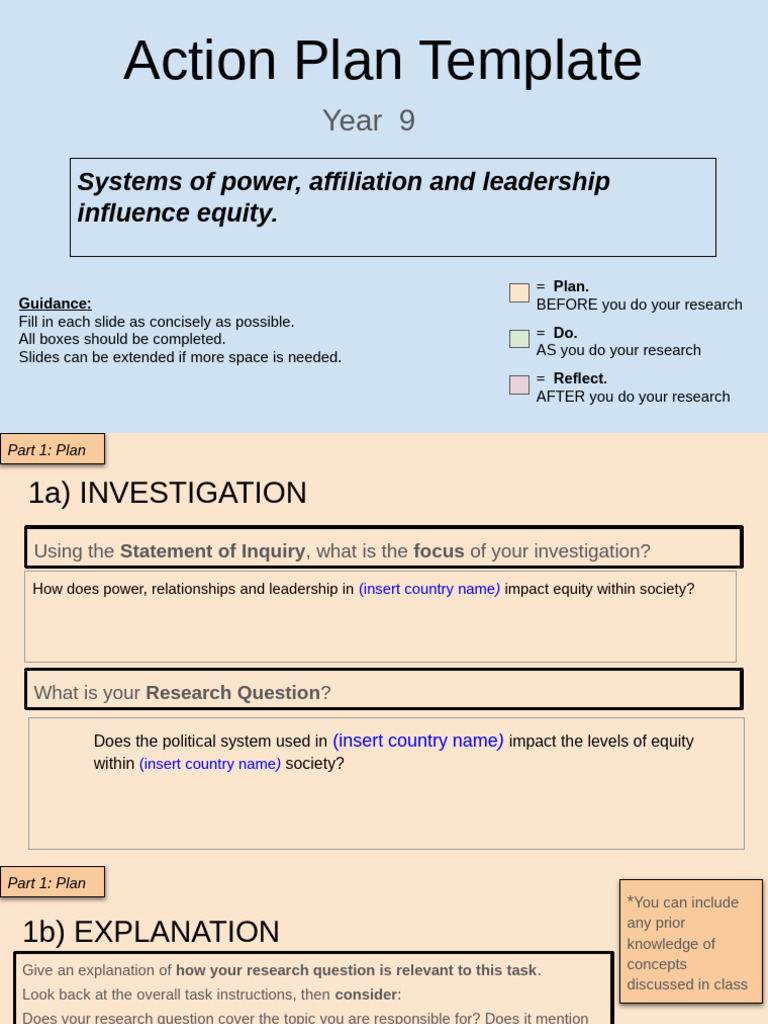 Action Plan Template | PDF | Cognition