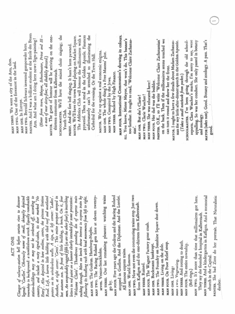 The Visit Edited Script (Part One) | PDF