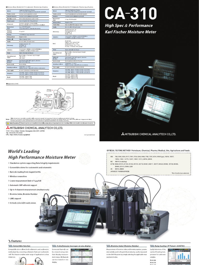 CA310 Brochure | PDF