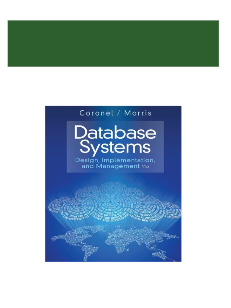 (Ebooks PDF) Download Database Systems: Design, Implementation, Management 11th Edition (Ebook ...