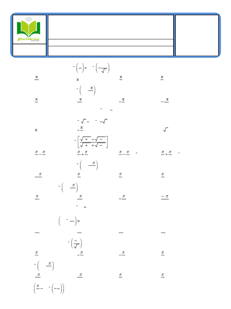 Chapter - 2 - Inverse Trigonometric Functions | PDF | Function (Mathematics) | Trigonometric ...
