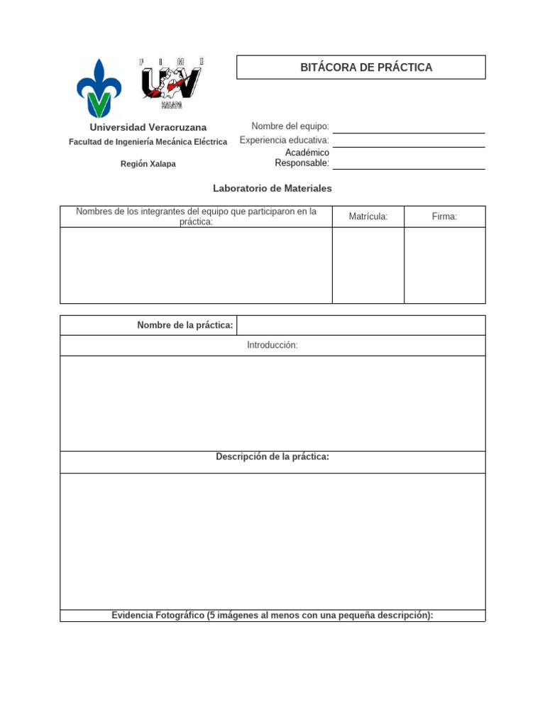 Formato de práctica | PDF