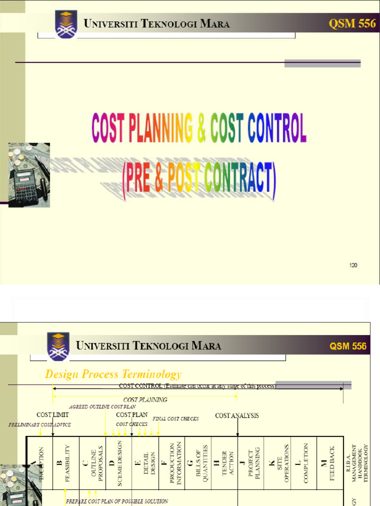 Cost Planning Process in Construction | PDF | Business