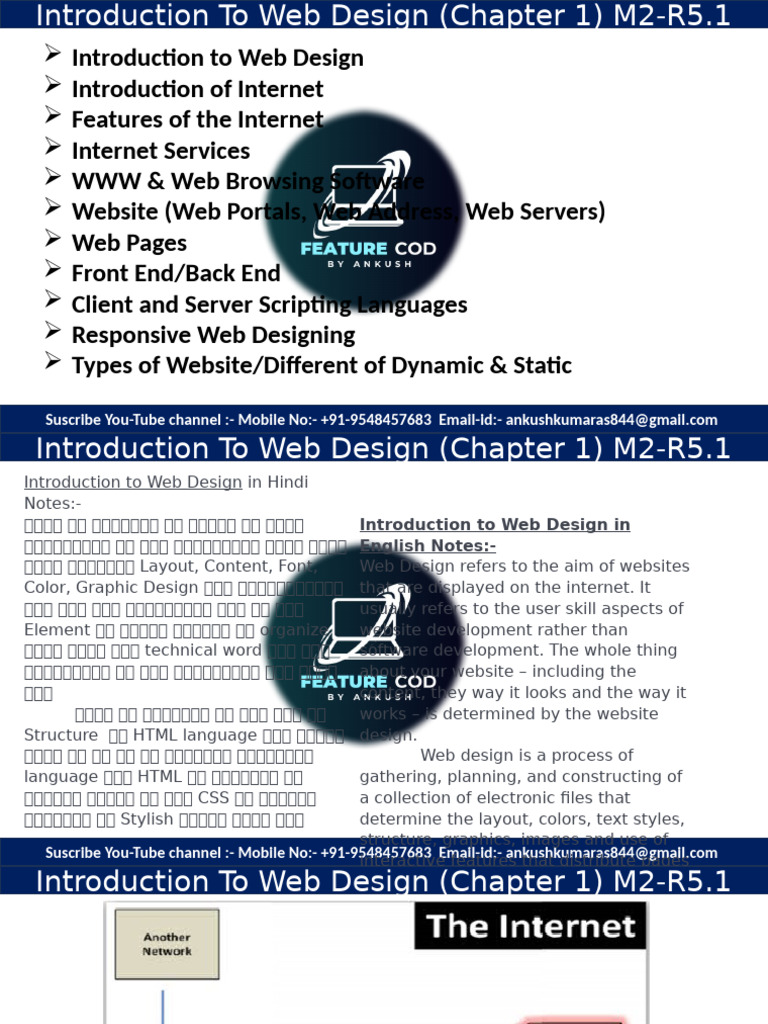 Introduction To Web Design (Chapter 1) M2-R5.1 | PDF
