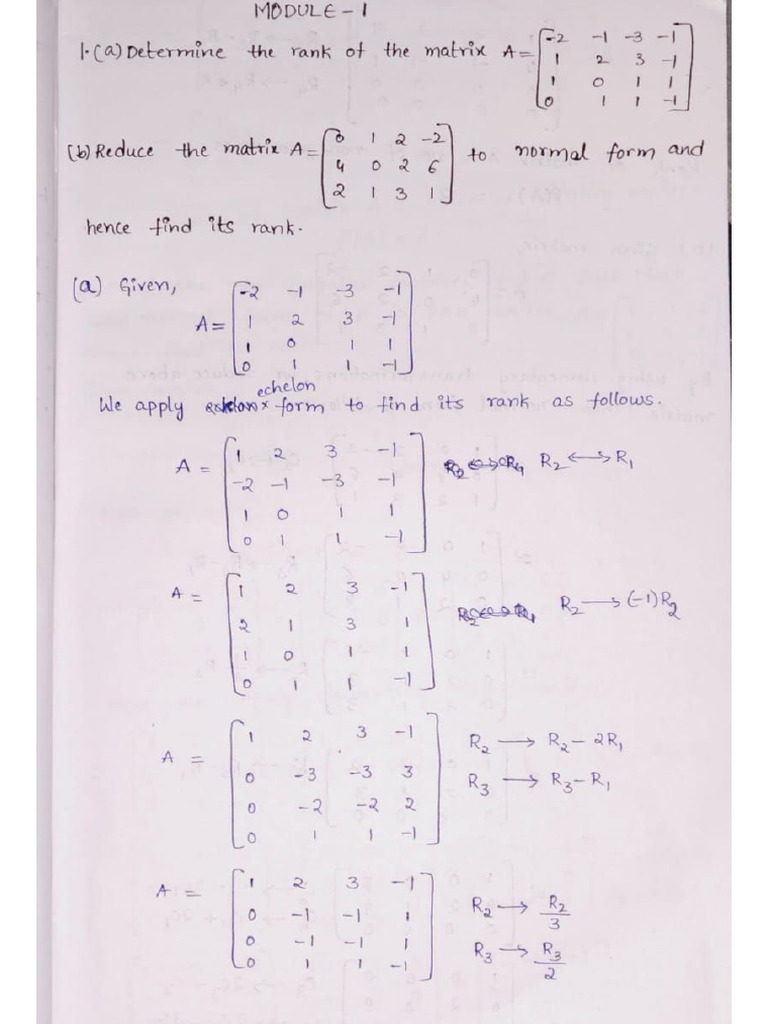 Unit-1 Maths | PDF