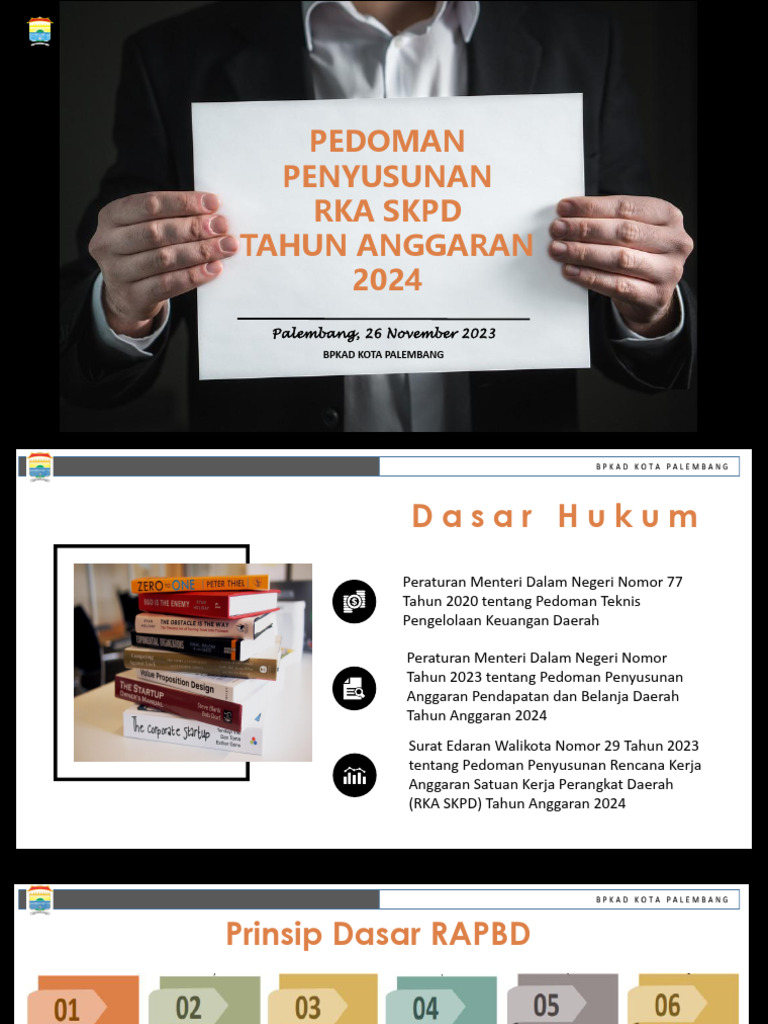 Sosialisasi Pedoman RKA TA 2024 (3) | PDF