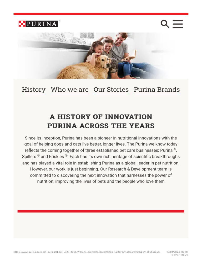 Discover The Unique History of Purina Pet Care Purina | PDF | Kitten