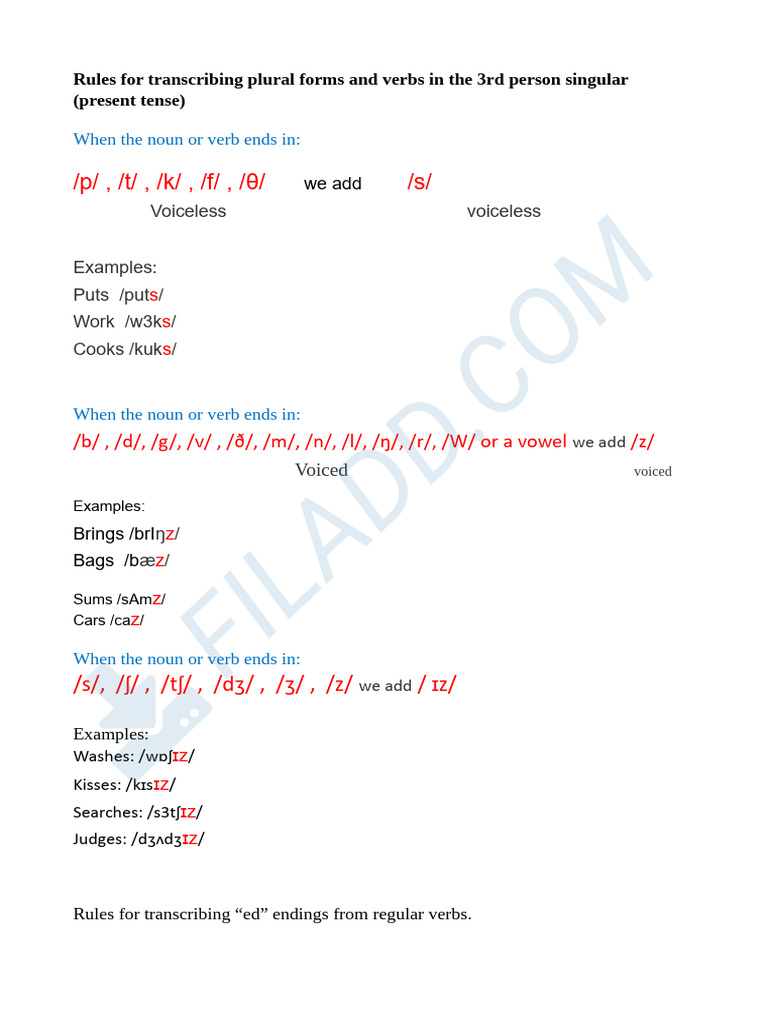 Endings 1 | PDF