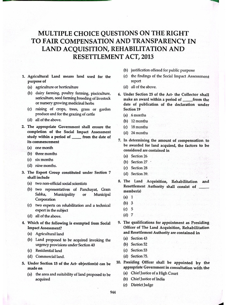 Land Acquisition | PDF