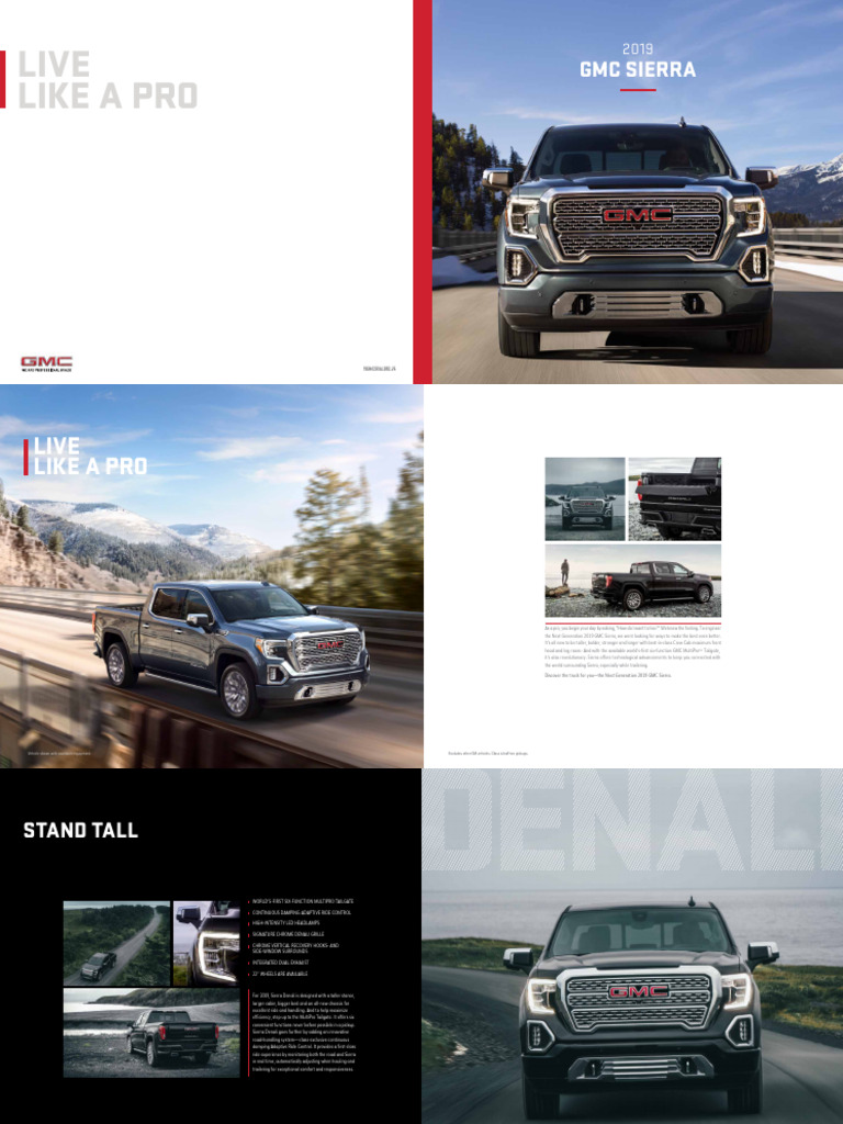 2019 GMC Sierra LD Brochure | PDF | Chevrolet Silverado | Trailer (Vehicle)
