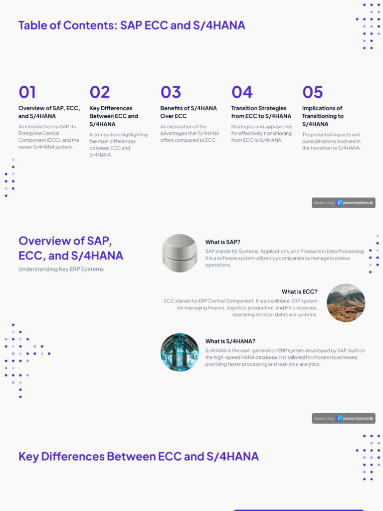 Transition From ECC To S - 4 HANA | PDF