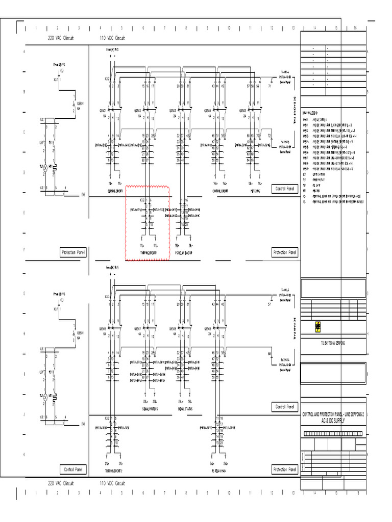 MODIFIKASI SCHEMATIC GI GANDUL OHL SAWANGAN 1 | PDF | Electronic ...