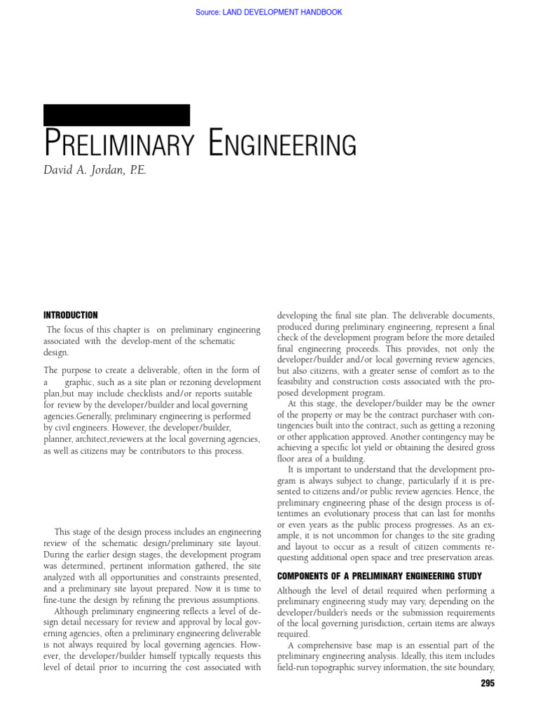 Preliminary Engineering Guide | PDF | Sanitary Sewer | Environmental ...