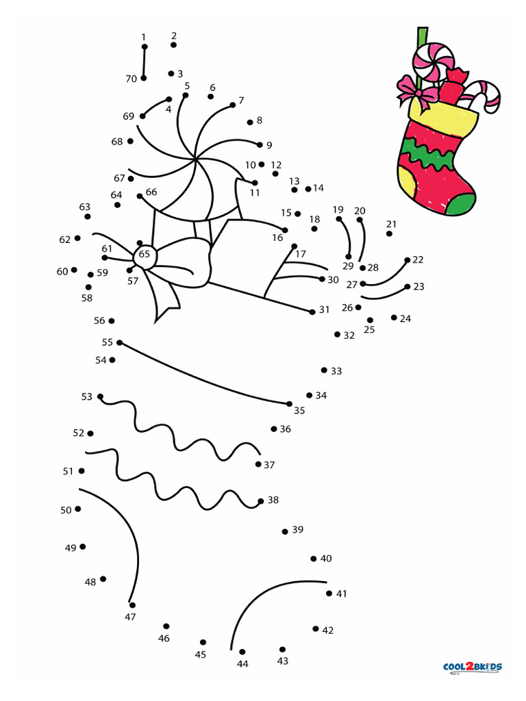 Christmas Connect The Dots Printable | PDF