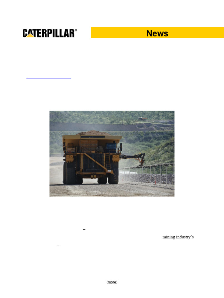 CAT DET | PDF | Mining | Rail Transport