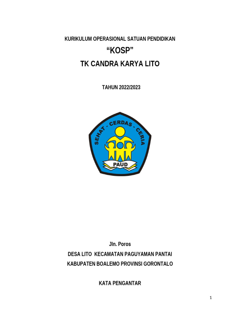 Kosp Tk Canra Karya | PDF