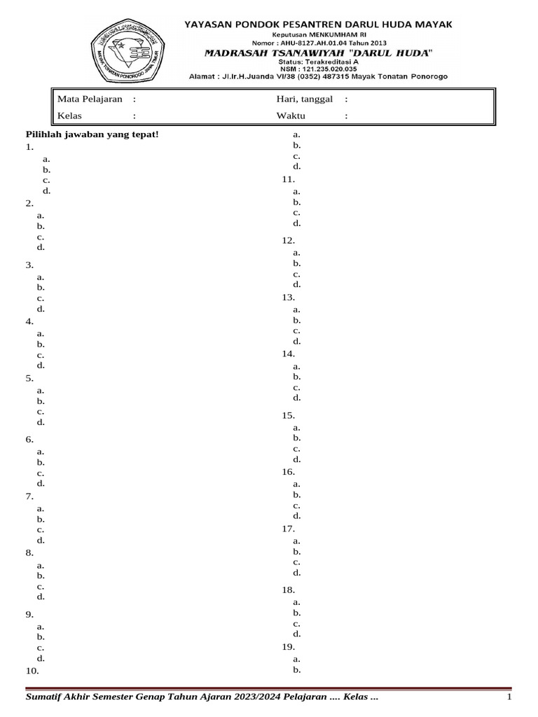 Master Soal Umum | PDF