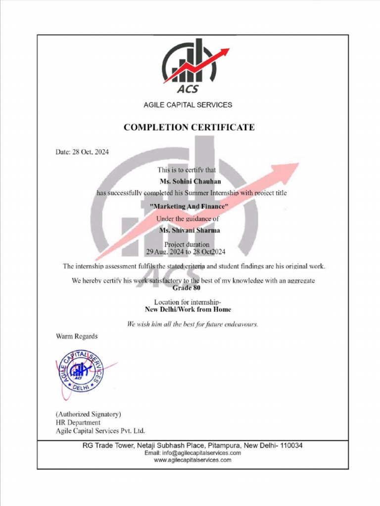 certificate of acs | PDF