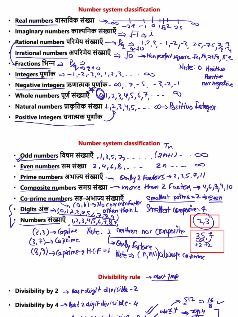 Formula Revision Notes Part 1 | PDF