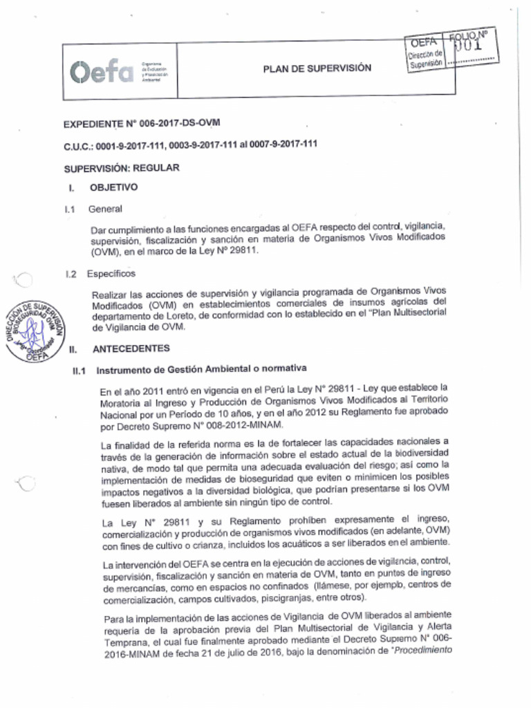 Loreto-Plan de Supervision 20171213125253340 | PDF