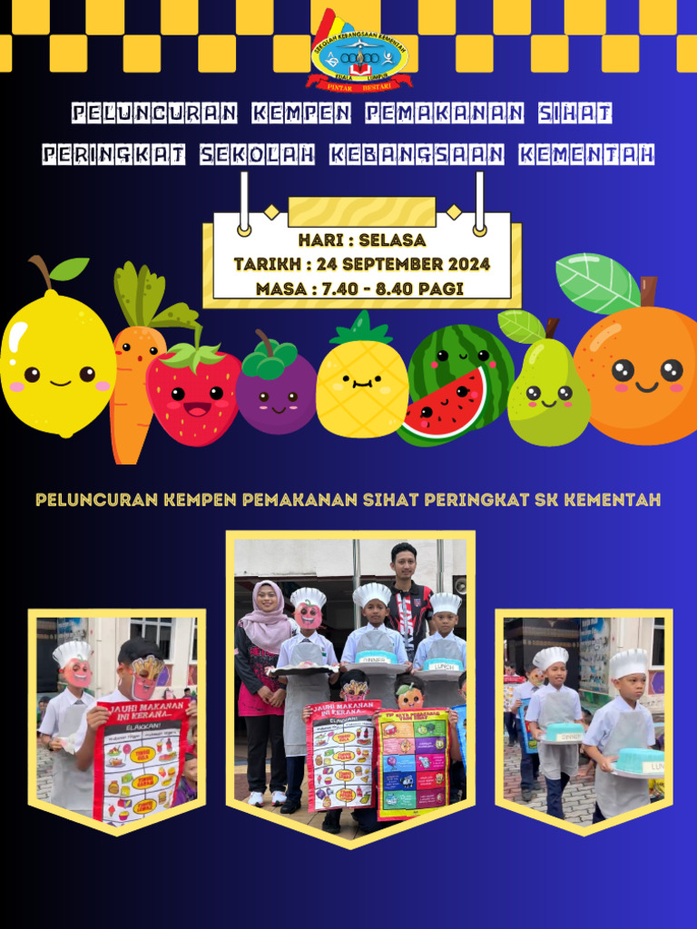 Laporan Peluncuran Kempen Pemakanan Sihat SK Kementah | PDF