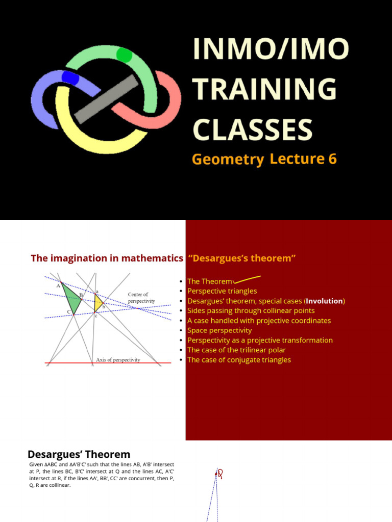 INMO Geometry Class 6 | PDF