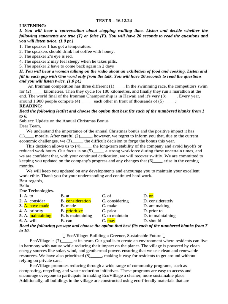 E11_CK1.6 | PDF | Sustainability | Sleep