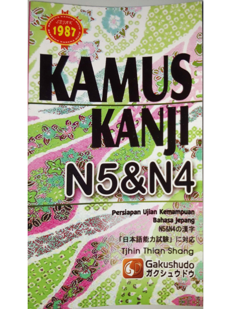 Buku Kamus Kanji N5 & N4 | PDF