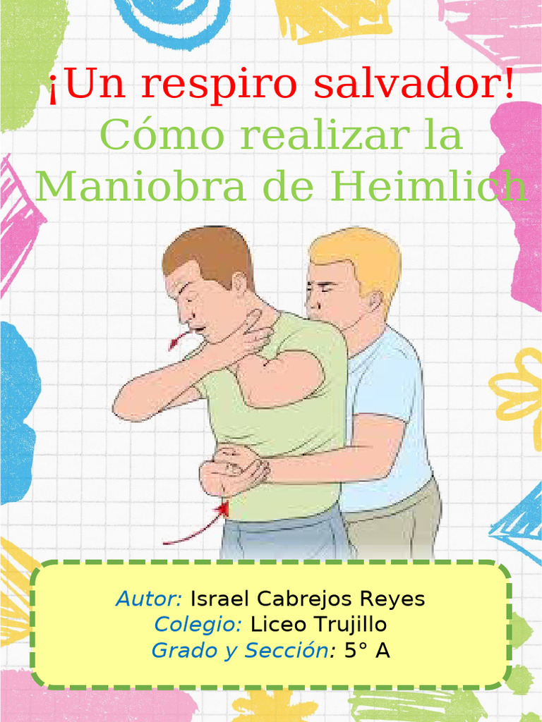 Cartilla Maniobra de Heimlich | PDF