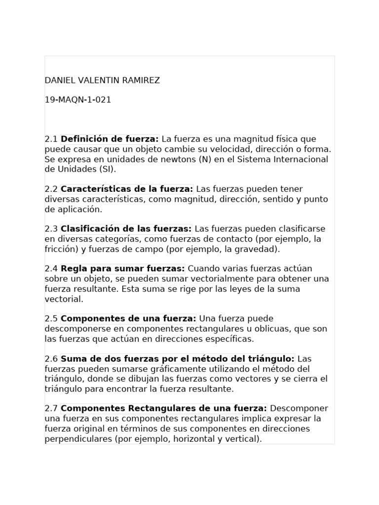 DANIEL VALENTIN RAMIREZ 19-MAQN-1-021. (4) | PDF | Vector Euclidiano ...