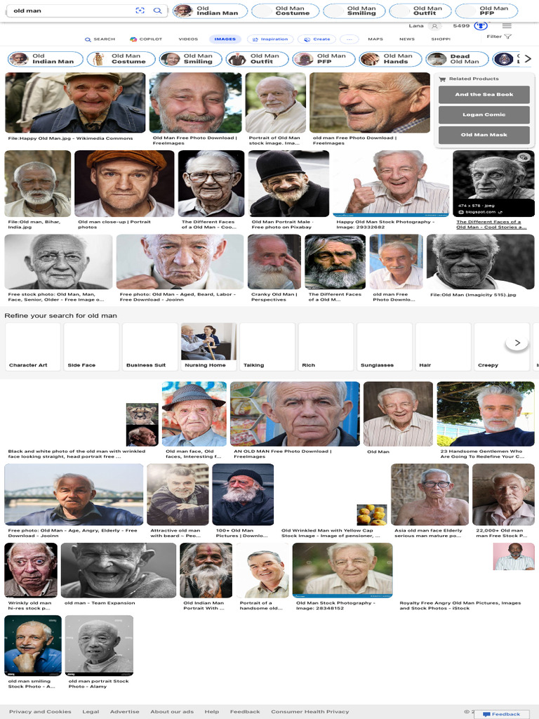 Old Man - Search Images | PDF | Imaging