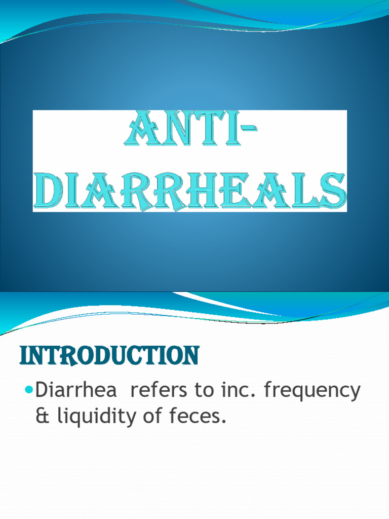 Anti-Diarrheals Laxatives, Ibd | PDF | Crohn's Disease | Inflammatory ...