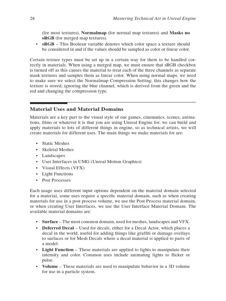 Mastering Technical Art in Unreal Engine_ Materials and VFX by Stuart Butler-46 | PDF